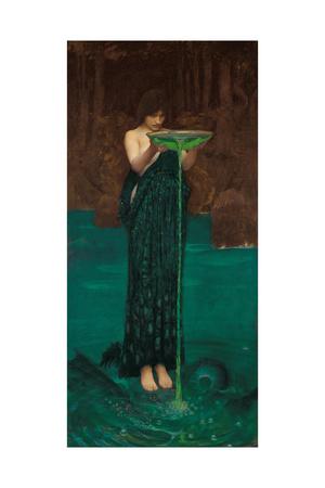 Circe Invidiosa, 1892 Giclee Print by John William Waterhouse at ...