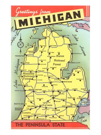 Kinde Michigan On A Map