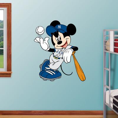 Mickey Mouse Yankees Wall Decal at AllPosters.com