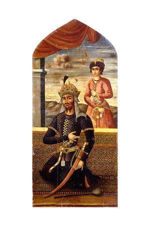 'Portrait of Afrasiyab, King of Turan, C.1803-4' Giclee Print - Mihr ...