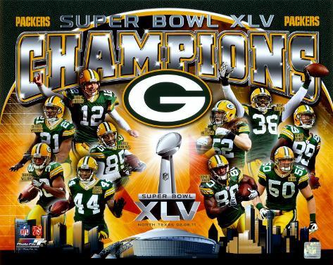 NFL Green Bay Packers Super Bowl XLV Champions Composite (Horizontal ...