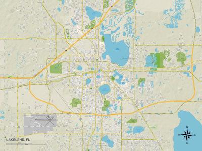 Lakeland Florida Tourist Map