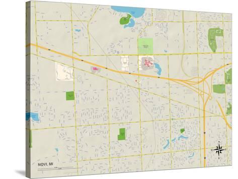 Political Map of Novi, MI Poster - AllPosters.co.uk