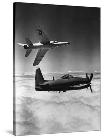 Propeller and Jet Fighters of the U.S. Navy Photographic Print at ...