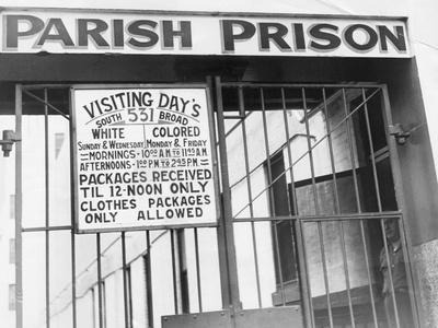 'Segregation Sign at New Orleans Prison' Photographic Print ...
