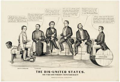 'The Dis-United States Political Cartoon Art Print Poster' Poster ...