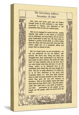 'The Gettysburg Address' Art | AllPosters.com