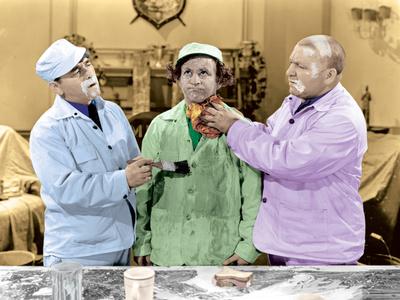 'The Three Stooges: The Painters Three!' Photo | AllPosters.com