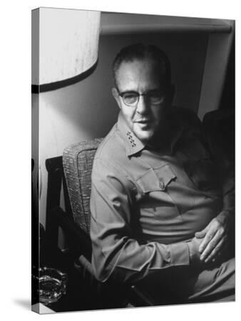 'US Marine Commandant David M. Shoup at Guantanamo Bay Base During the ...