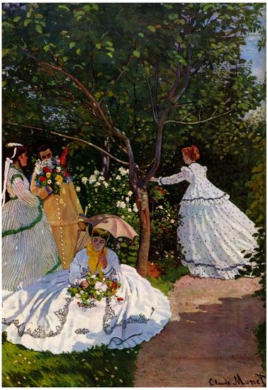 'Claude Monet Picnic Art Print Poster' Posters | AllPosters.com