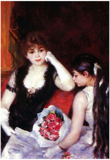'Pierre Auguste Renoir In the Loge Art Print Poster' Posters ...