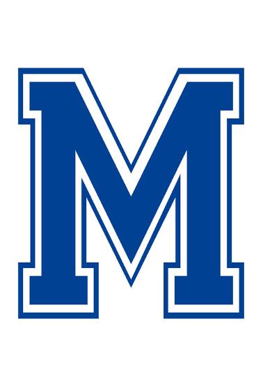 'Varsity Letter M Make Your Own Banner Letter' Posters - | AllPosters.com