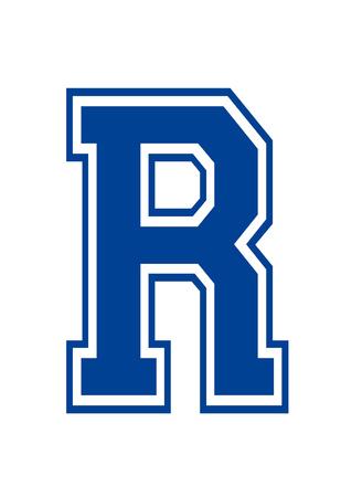 'Varsity Letter R Make Your Own Banner Sign Poster' Posters ...