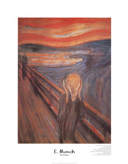 The Scream 1893 Edvard Munch Paintings