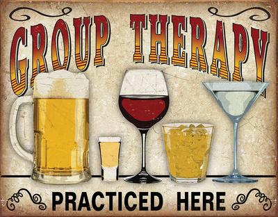 'Group Therapy' Tin Sign | AllPosters.com
