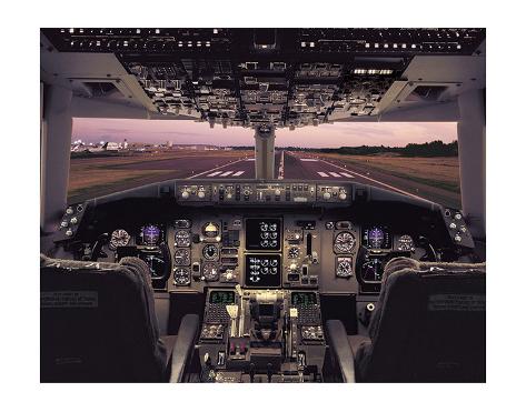 'Boeing 767 Flight Deck' Prints - | AllPosters.com