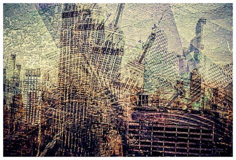 Distorted city scene 3 Posters by Jean-François Dupuis at AllPosters.com