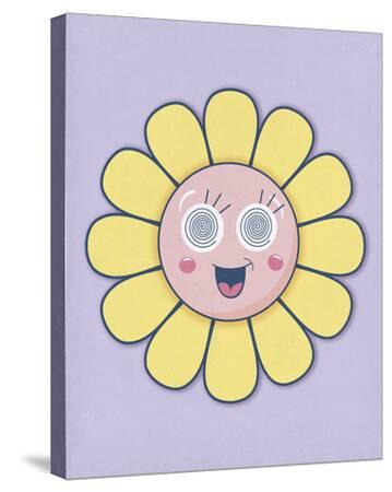 'Dizzy Daisy' Stretched Canvas Print - Clara Wells | AllPosters.com