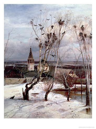 'The Rooks Have Returned, 1871' Giclee Print - Aleksei Kondratevich ...