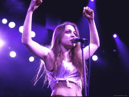 'Singer Fiona Apple Performing' Premium Photographic Print - Dave ...