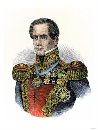'Mexican General Antonio Lopez De Santa Anna' Giclee Print | AllPosters.com