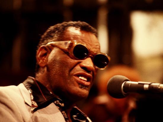 'Ray Charles Singing' Photo - | AllPosters.com