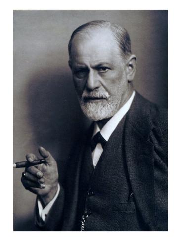 'Sigmund Freud Smoking Cigar in a Classic Early 1920s Portrait' Photo ...