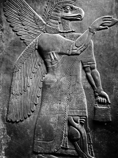 'Eagle-Headed, Winged Assyrian God' Photographic Print | AllPosters.com