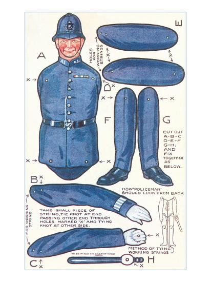 Police Paper Doll