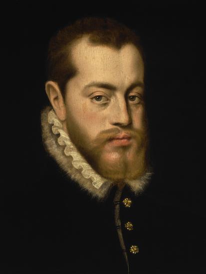 Portrait of King Philip II of Spain Giclee Print by Alonso Sanchez ...
