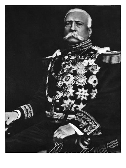 Porfirio Diaz Of Mexico C 1910 Giclee Print Pablo Viau