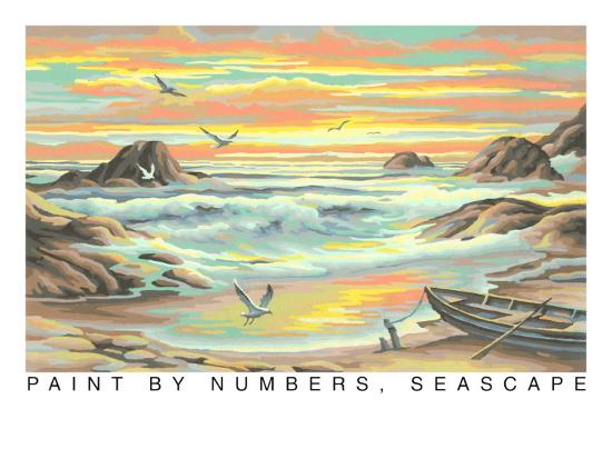 'Paint by Numbers, Seascape' Poster | AllPosters.com