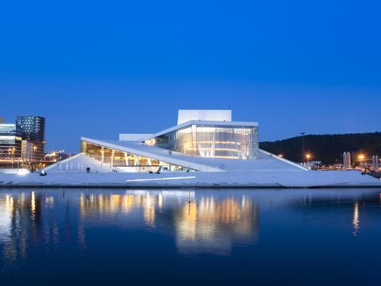 'Oslo Opera House, Snohetta Architect, Oslo, Norway, Scandinavia ...