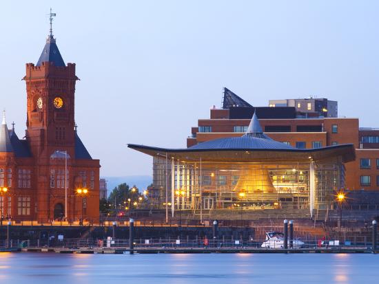 'The Senedd (Welsh National Assembly Building) and Pier Head Building ...