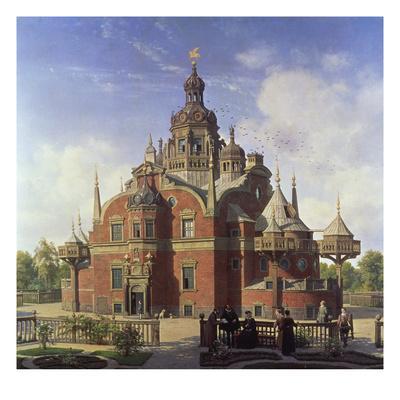 'Tycho Brahe's Observatory, Uraniborg' Giclee Print - Henrik Hansen ...