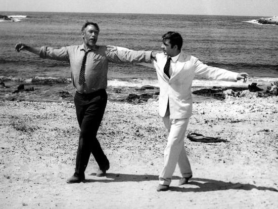 'Zorba The Greek, Anthony Quinn, Alan Bates, 1964' Photo | AllPosters.com
