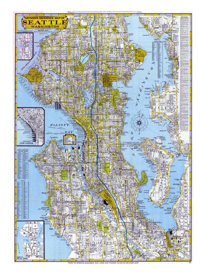 '1960, Seattle 1960, Washington, United States' Giclee Print ...