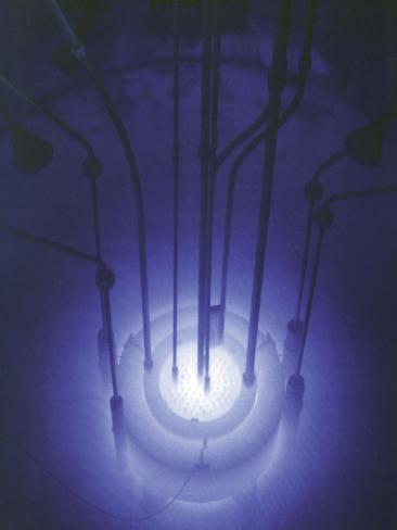 'Blue Glow of Nuclear Reactors Core, Ca. 1990' Photo - | AllPosters.com