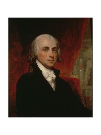 Portrait of James Madison (1751-1836) Giclee Print by George Peter ...