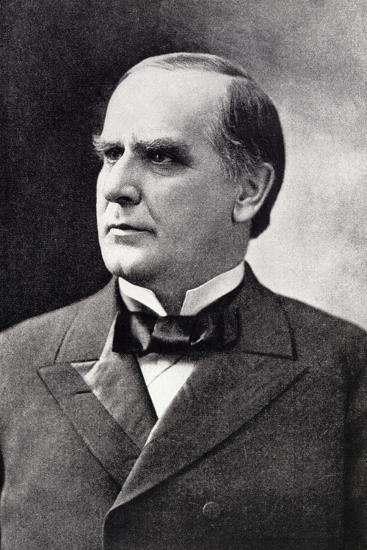 'Portrait of William Mckinley (1843-1901) 25th President of the United ...