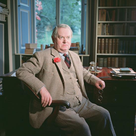 'Evelyn Waugh, in His Study at Combe Florey, 1963' Photographic Print ...