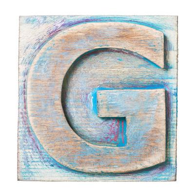 'Wooden Alphabet Block, Letter G' Posters - donatas1205 | AllPosters.com
