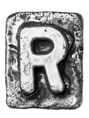 'Metal Alloy Alphabet Letter R' Poster - donatas1205 | AllPosters.com
