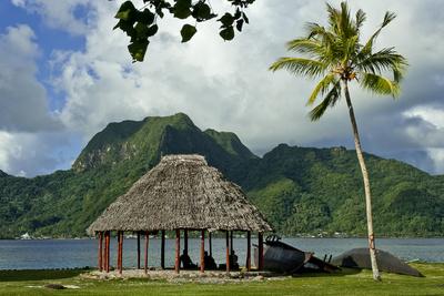 'Faleo'o on the shore, Pago Pago, Tutuila Island, American Samoa ...