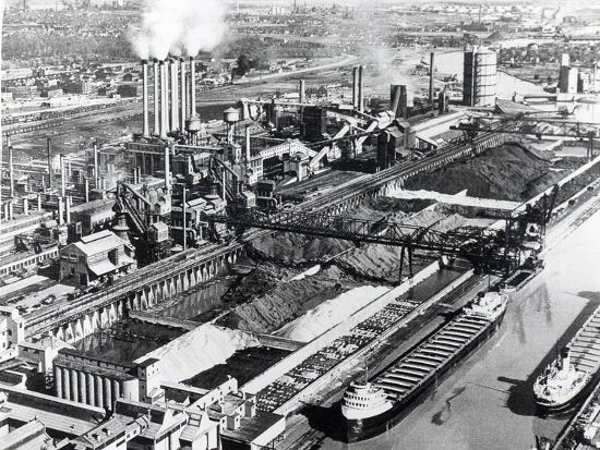 'Ford Motor Company, River Rouge Plant, Dearborn, Michigan, Early 1950S ...