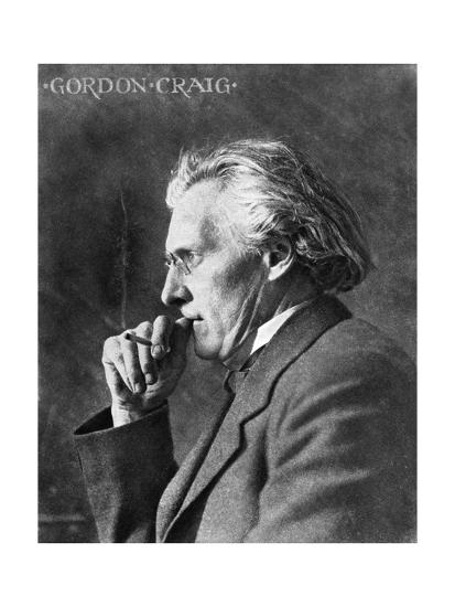 'Edward Gordon Craig in 1923' Giclee Print - Hugh Thomas | AllPosters.com