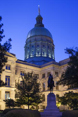 'USA, Georgia, Atlanta, Georgia State Capitol Building, State House ...