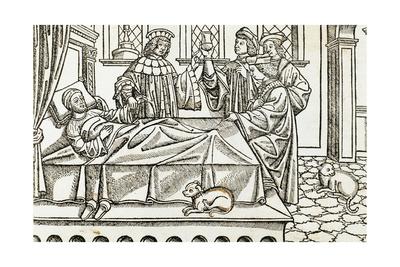 Medical History, Doctors with a Patient,, 16th Century Giclee Print at ...