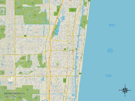 Map Of Del Ray Florida