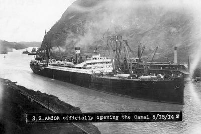 SS Ancon at the Opening of the Panama Canal Photographic Print at ...